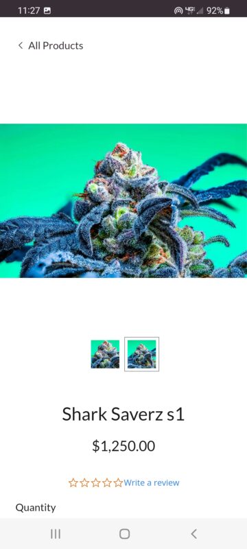 Shark Saverz S1 Copycat Genetix Clone Only Fems - Seed Canary